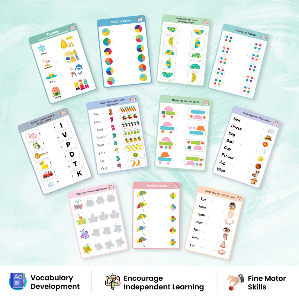 Matching worksheets-Level 2 – Little Minds At Work
