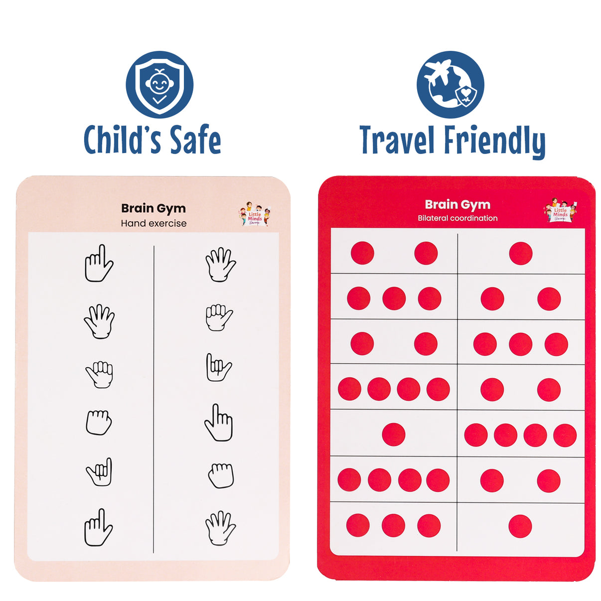 Brain Gym Worksheets (Ages 2 to 6 years) – Little Minds At Work