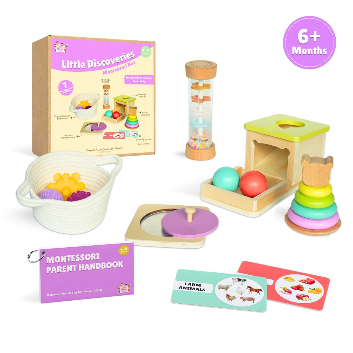Little Discoveries Montessori Box (6 months+) – Little Minds At Work