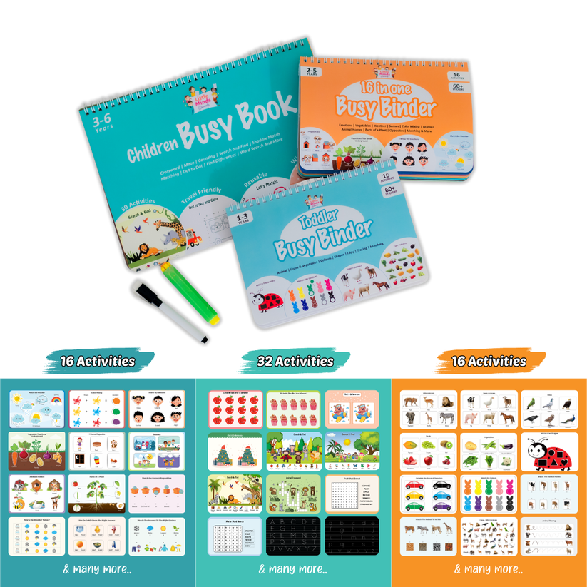 Busy Book Essentials Pack – Little Minds At Work