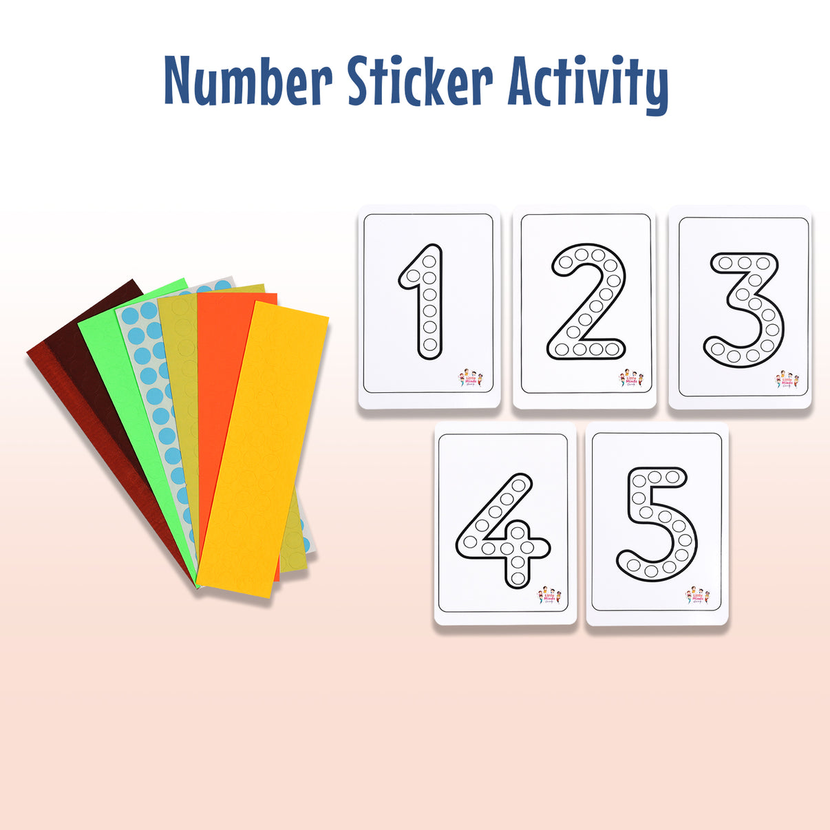 Number Dot Sticker Sheet – Little Minds At Work