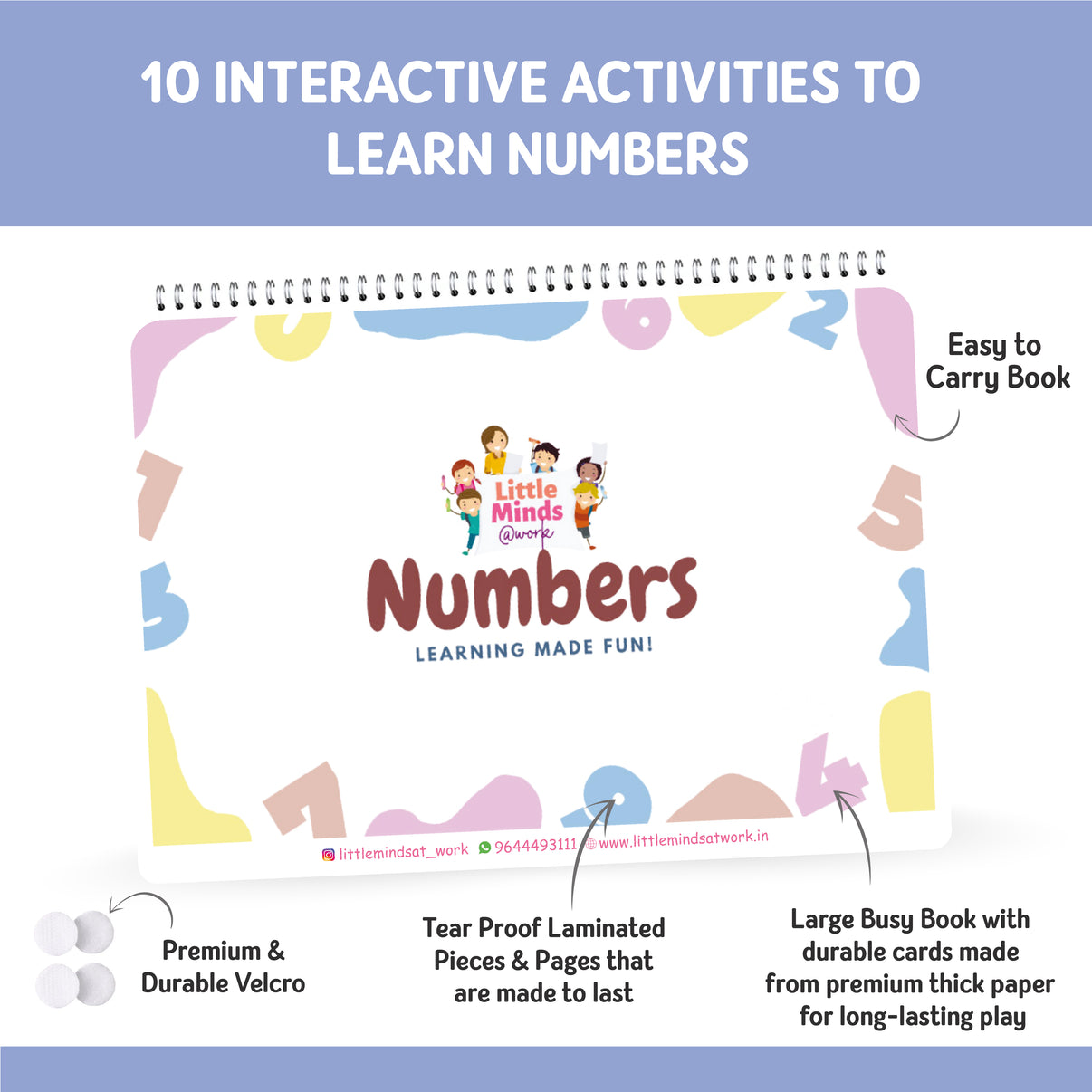 Number Binder (Ages 2 to 5 ) – Little Minds At Work