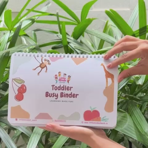 Toddler Busy Binder – Little Minds At Work